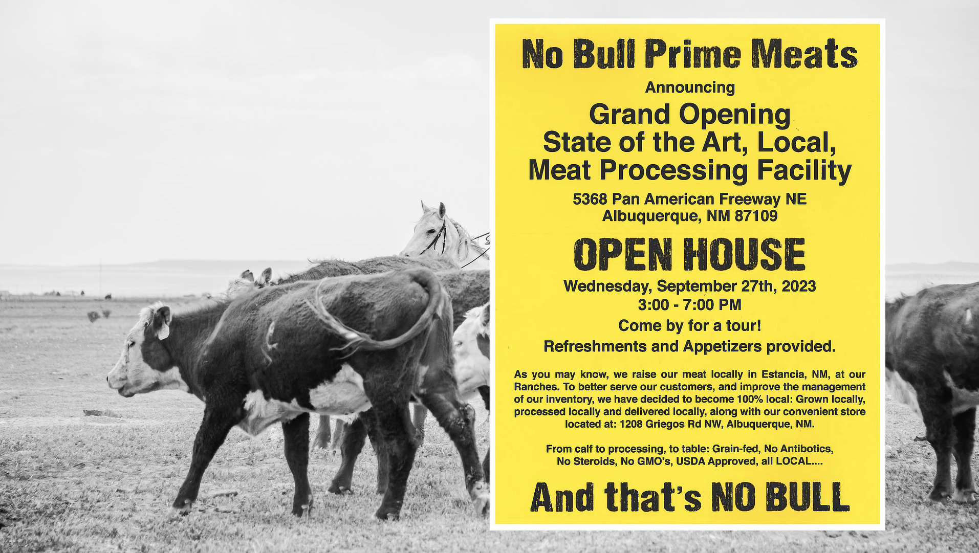 Prime Beef, Pork, Lamb and Goat | No Bull Prime Meats